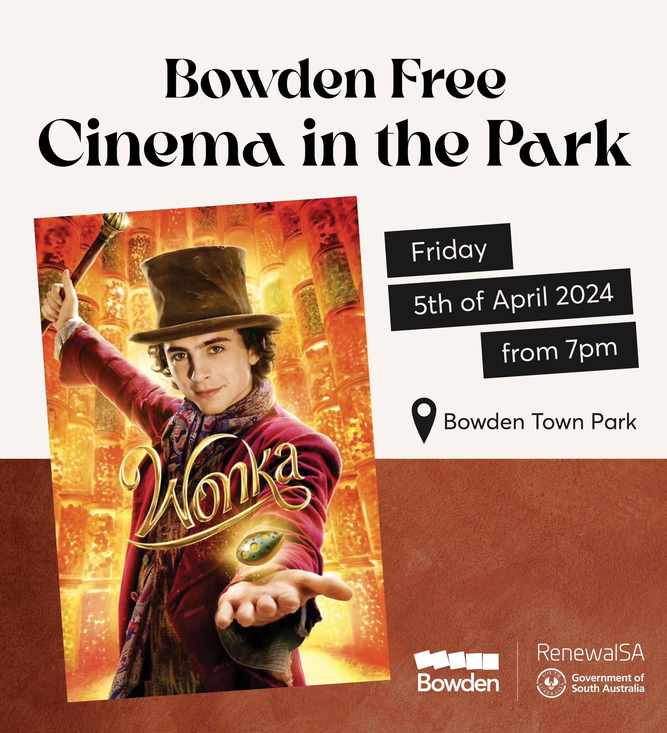 You're Invited to Bowden Cinema in the Park - Bowden